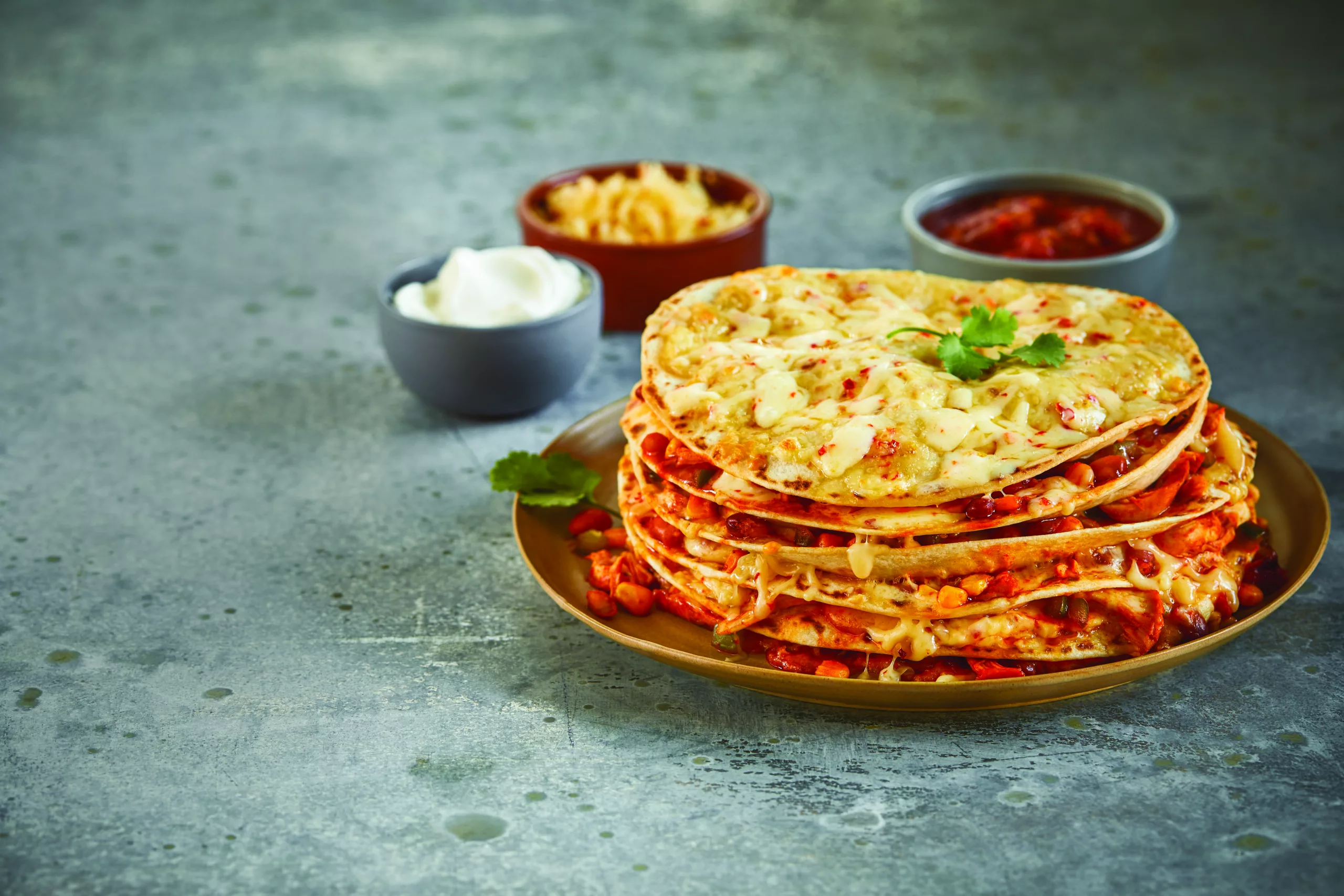 Slow-Cooker Chicken Tortilla Stack | Gather Wisconsin